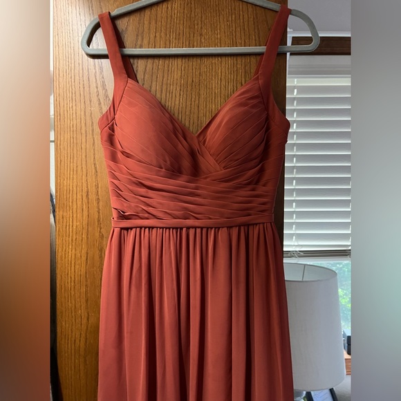 Azazie | Dresses | A Gorgeous Rustic Orange Bridesmaid Dress | Poshmark